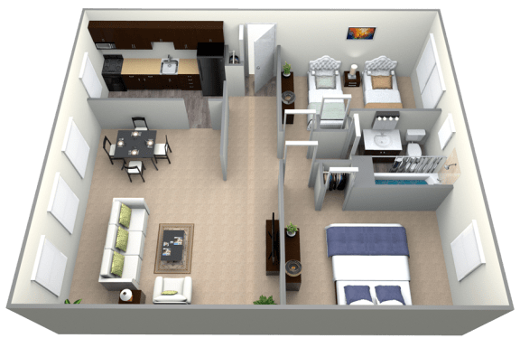 1- & 2-Bedroom Apartments in Catonsville, Baltimore | Mount Ridge