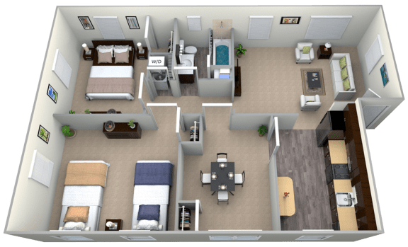 1- & 2-Bedroom Apartments in Catonsville, Baltimore | Mount Ridge