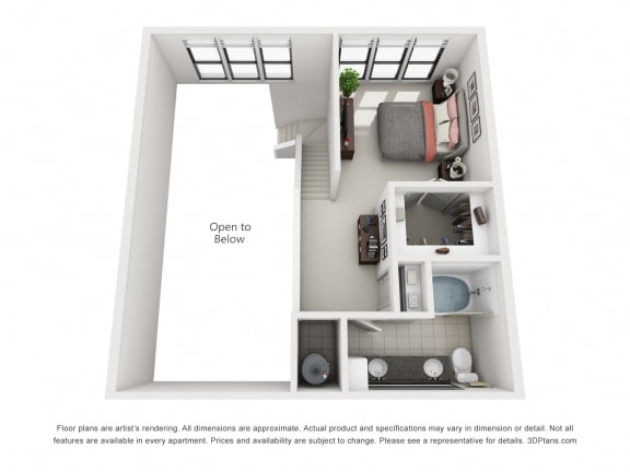 Floor Plans of 5th Street Commons in Austin, TX
