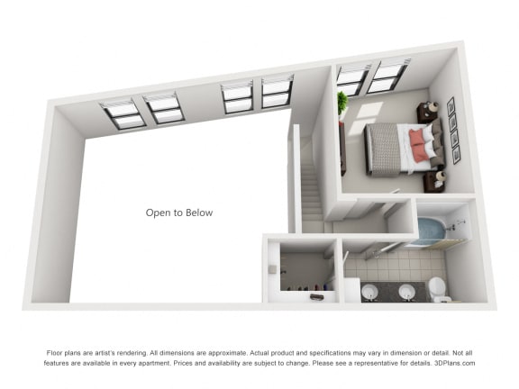 Floor Plans of 5th Street Commons in Austin, TX