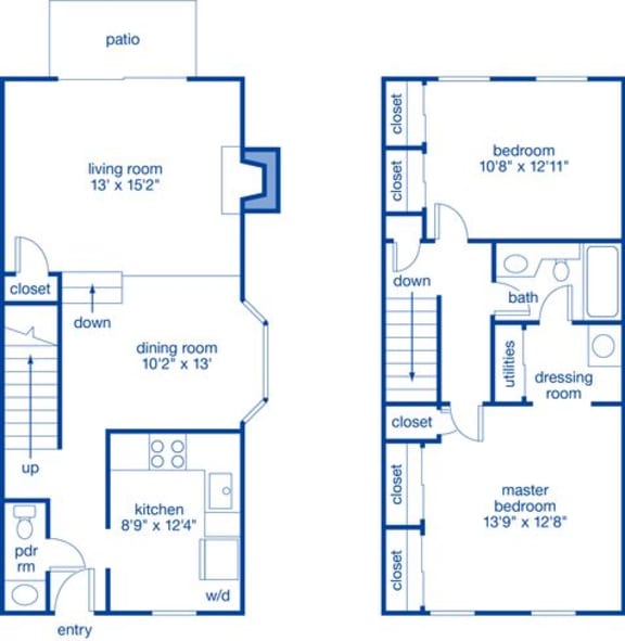 1, 2 & 3 Bedroom Apartments in Lexington, KY | Merrick Place