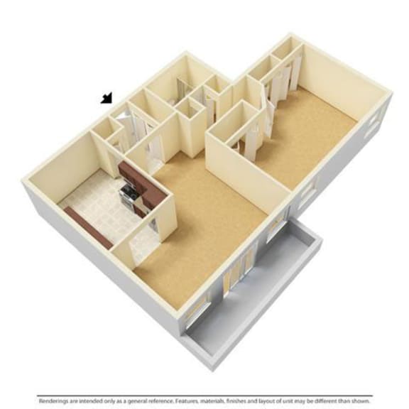 Floor Plans of Harbor Crest in Euclid, OH