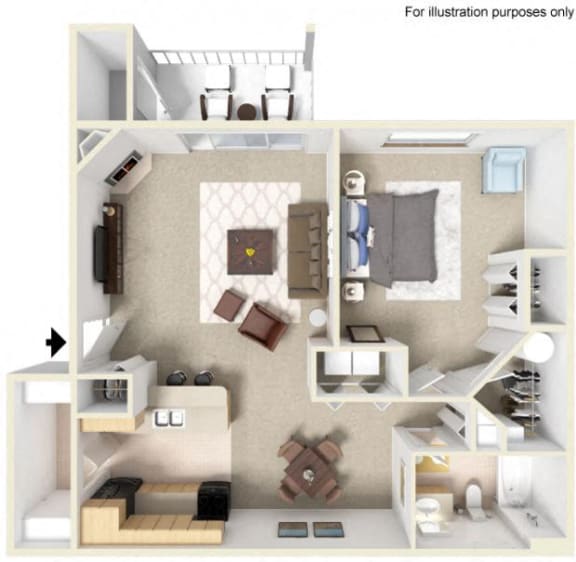 Floor Plans of Abbey Rowe in Olympia, WA