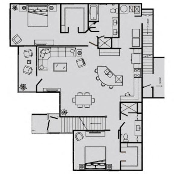 See Floor Plans of Luxury Apartments in West Des Moines, IA