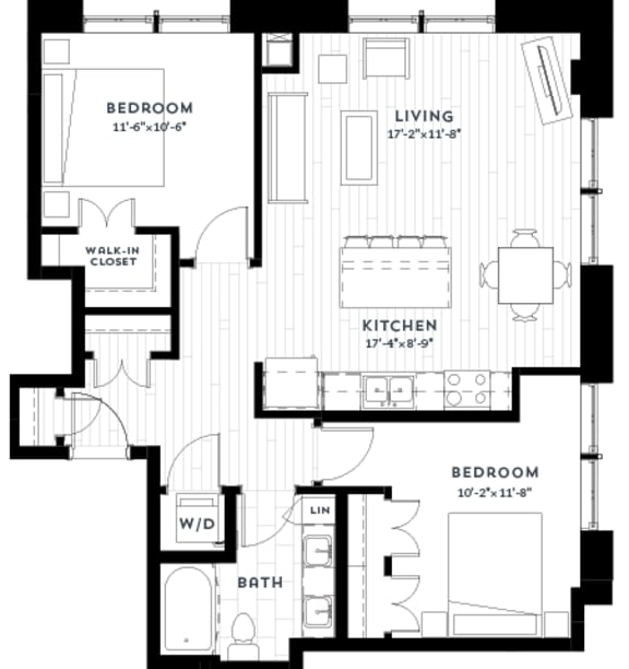 Studio, 1, 2 & 3 Bedroom Apartments in Saint Paul, MN | Custom House