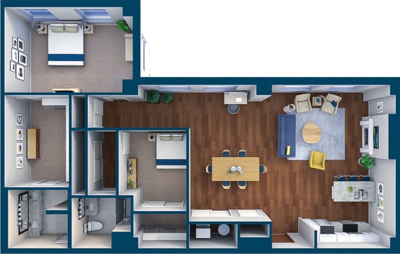 Studio, 1 & 2 Bedroom Apartments in Cleveland | Residences at Leader