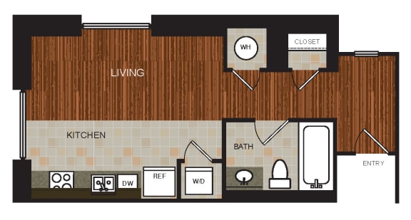 Studio, 1 & 2 Bedroom Apartments in Riverside Austin | Berkshire Riverview