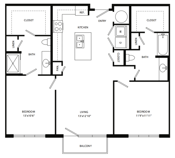 Floor Plans of Axis 3700 Apartments in Plano, TX