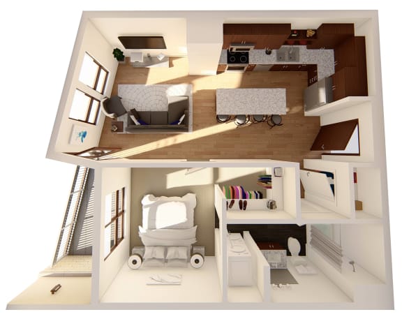 Floor Plans of Roberts Commons in Fargo, ND