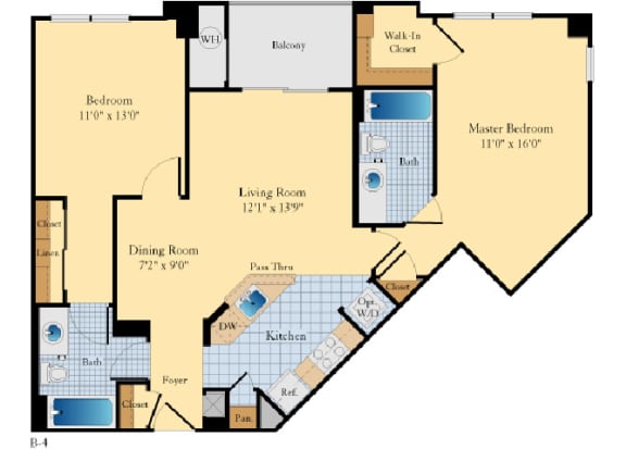 Floor Plans of Springfield Crossing in Springfield, VA