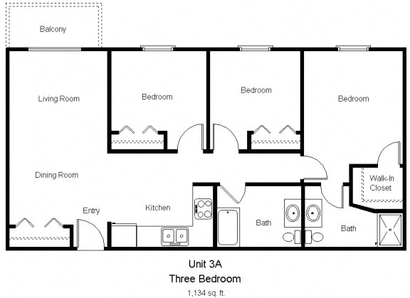 Floor Plans of Dove Tree Apartments in Elk River, MN