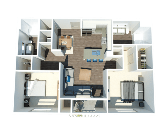 Floor Plans of The Paramount Platinum Triangle in Anaheim, CA