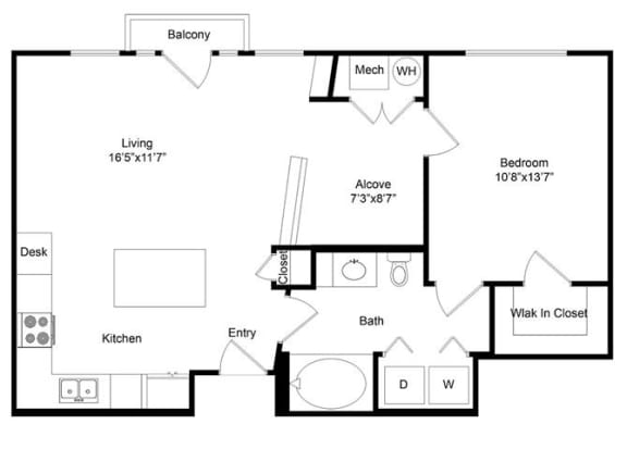Floor Plans of City Gate Apartment Homes in Denver, CO