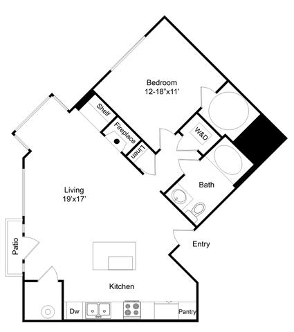 Floor Plans of City Gate Apartment Homes in Denver, CO