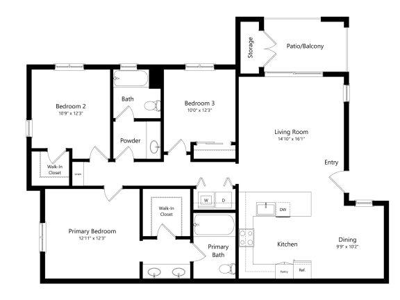 1, 2 & 3 Bedroom Apartments in Spring Valley, CA | Lakeview 88