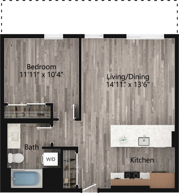 Floor Plans of Mason & Main in Seattle, WA