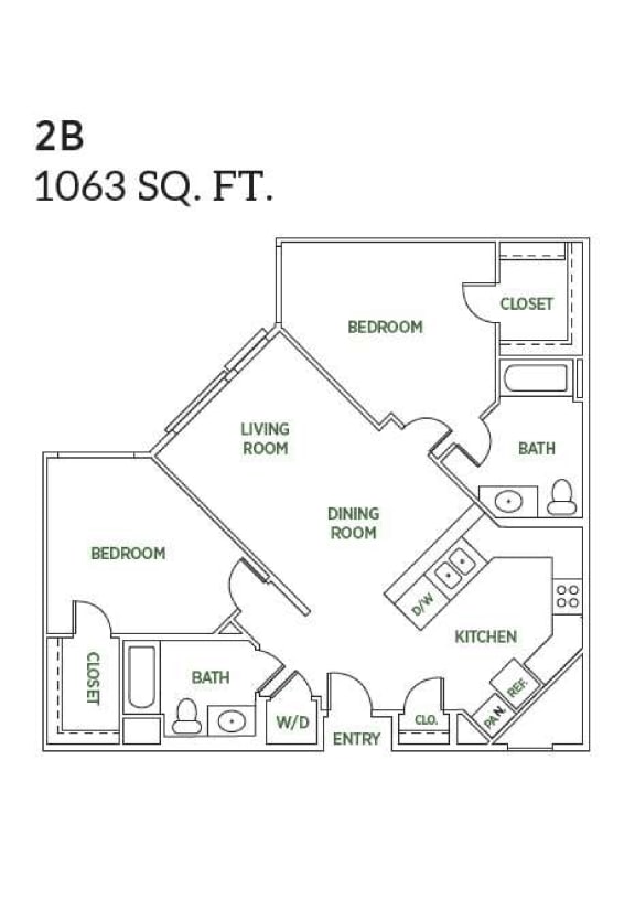 Floor Plan 2B floorplan