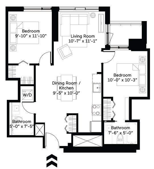 Floor Plans of loop by Claridge in Ottawa, ON