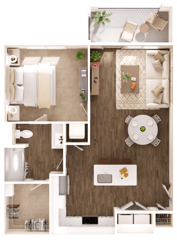 Floor Plans of Giddy Hall Apartments in Charlotte, NC
