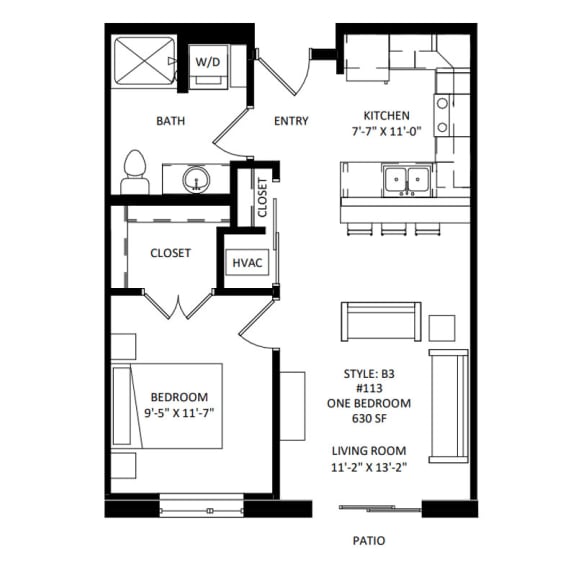 Floor Plans of The West Edge in Middleton, WI