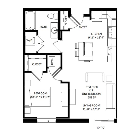 Floor Plans of The West Edge in Middleton, WI