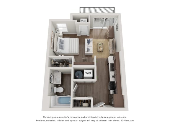 Floor Plans of The Ruby at Brookfield Square in Brookfield, WI