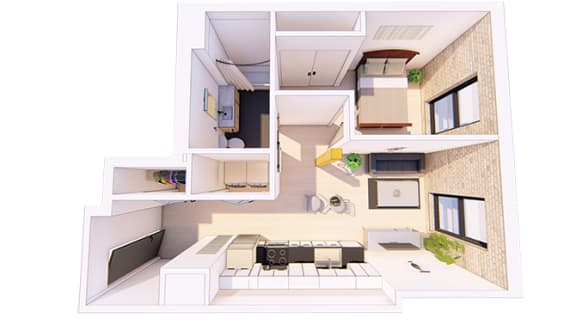 Studio, 1, 2 & 3-Bedroom Apartments in Fargo | Bostad Apartments