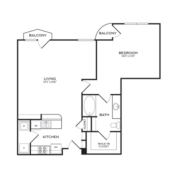 Floor Plans | East Dallas Apts | 5 Mockingbird Apartments
