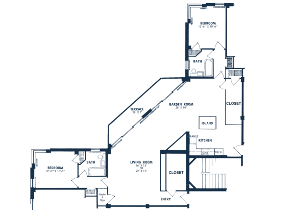 Floor Plans of Rivercliff in Little Rock, AR