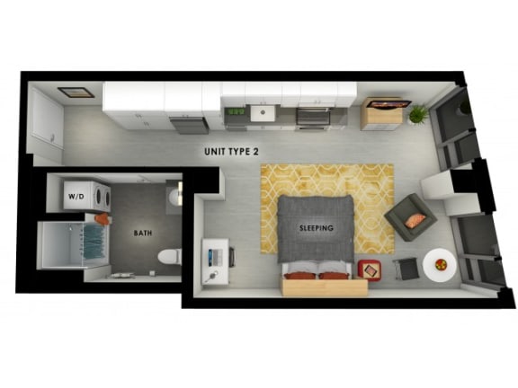 Floor Plans of FOUND Study College Hill in Providence Rhode Island, RI
