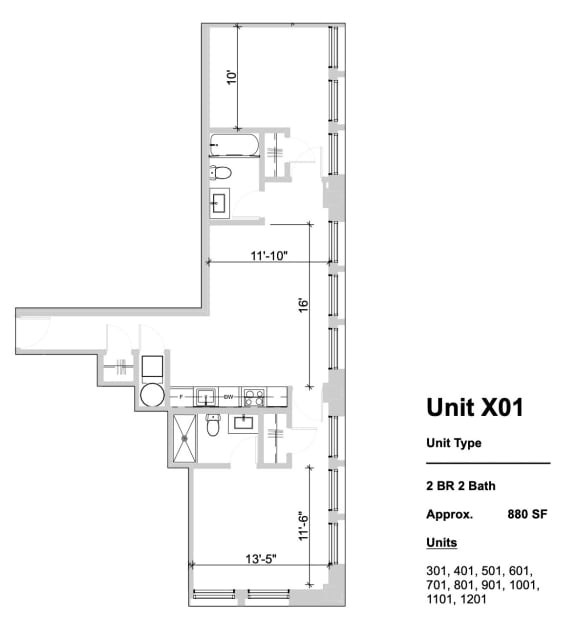 Floor Plans of Textile Apartments in Cincinnati, OH