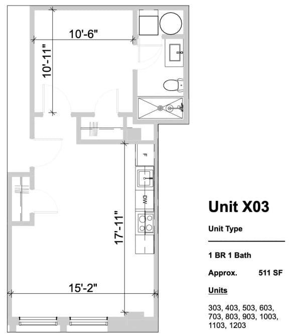 Floor Plans of Textile Apartments in Cincinnati, OH
