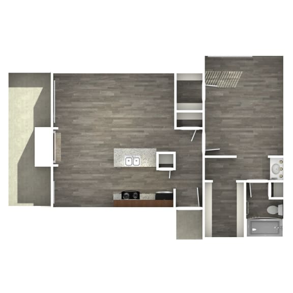 Floor Plans of Oakline Apartments in Richardson, TX