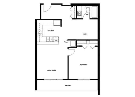 Floor Plans of Surrey Village in Surrey, BC