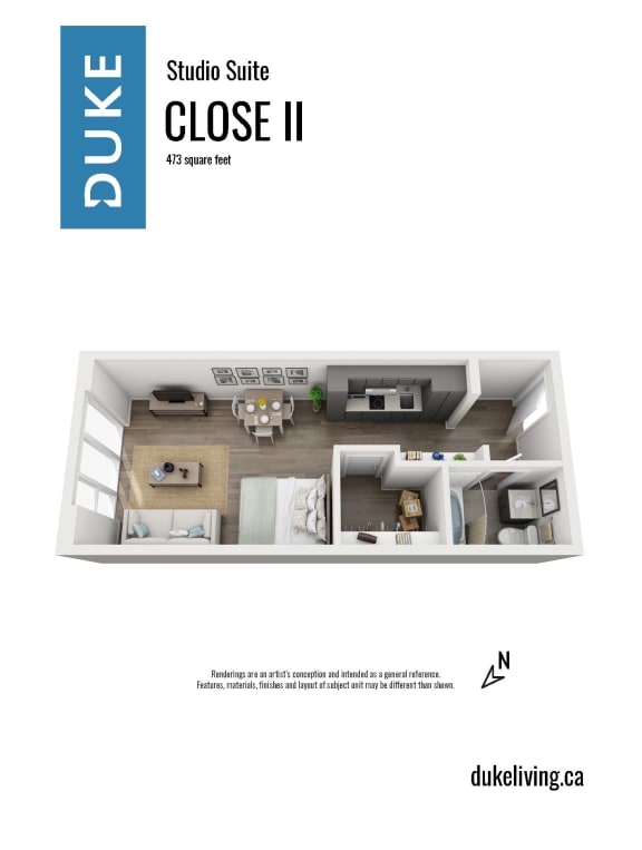 Floor Plans of The Duke in Vancouver, BC
