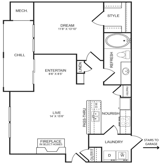 Large Apartments in Annapolis MD | Floor Plans