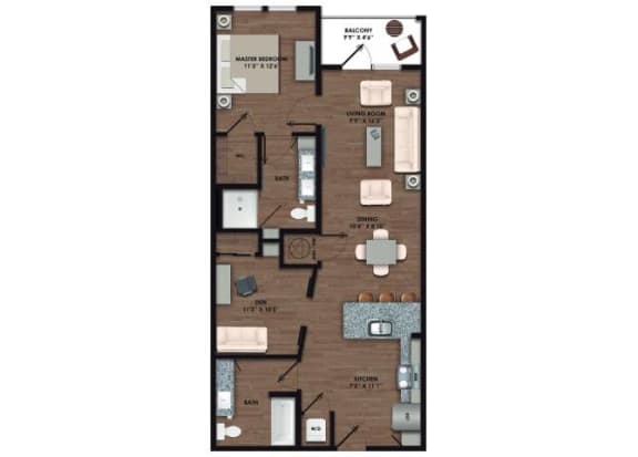 Floor Plans Of The Foundry Noho In Tampa Fl