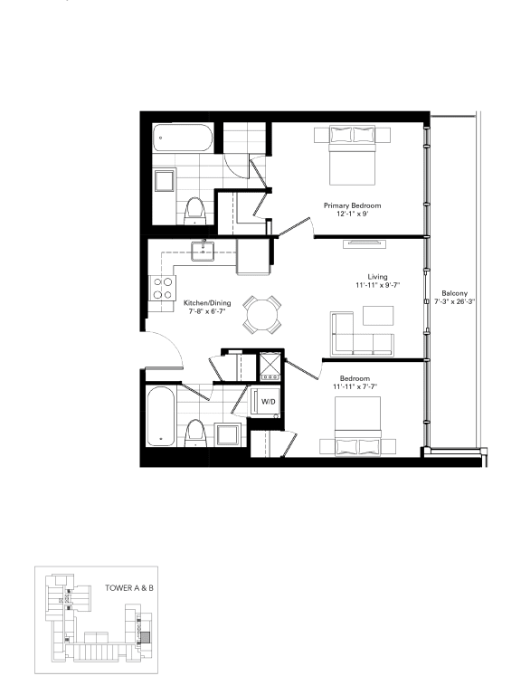 Floor Plans of Trilogy On King in Toronto, ON