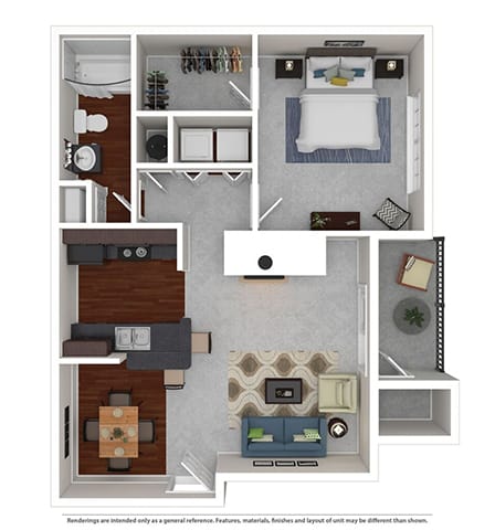 Floor Plans of The Atlantic Brookhaven in Brookhaven, GA