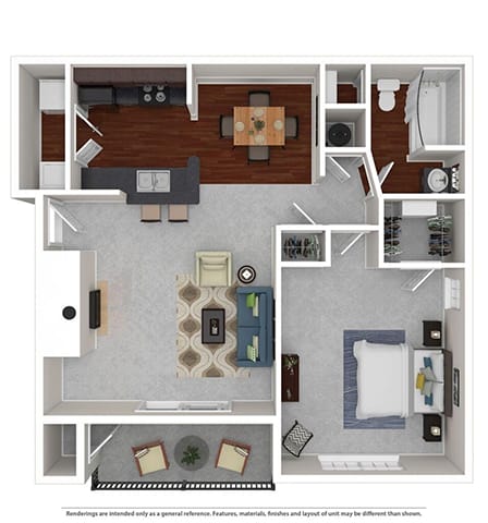 Floor Plans of The Atlantic Brookhaven in Brookhaven, GA