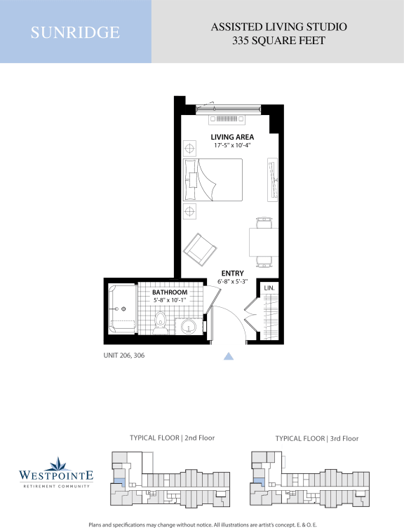 Floor Plans | Westpointe Retirement