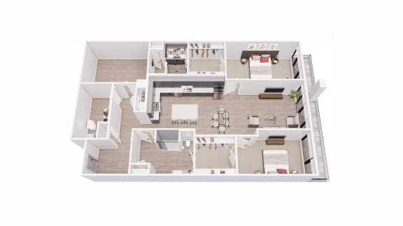 Studio, 1, 2 & 3-Bed Apartments in South St Louis | Tesson Ridge