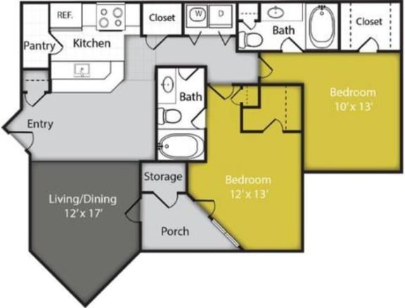 Floor Plans of Eclipse in Duluth, GA