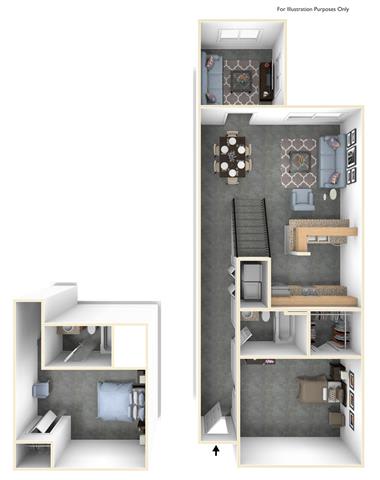 Floor Plans of Mayfair Lofts in Spartanburg, SC