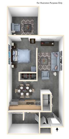 Floor Plans of Mayfair Lofts in Spartanburg, SC