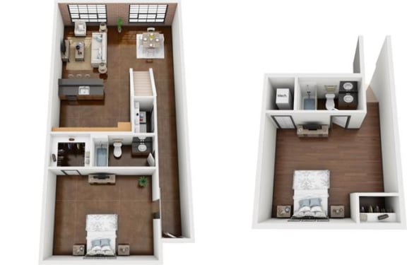 Floor Plans of Mayfair Lofts in Spartanburg, SC