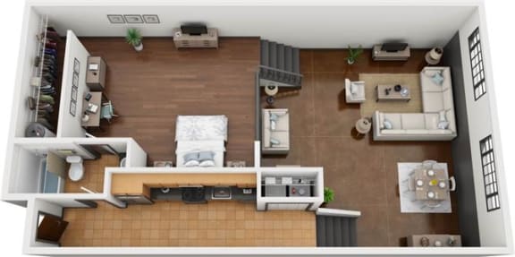 Floor Plans of Mayfair Lofts in Spartanburg, SC
