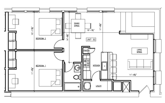 Floor Plans of Lafayette Lofts in St. Louis, MO