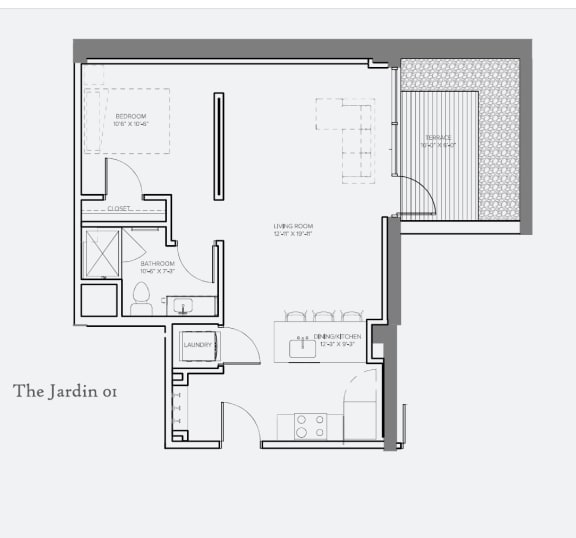 1 & 2 Bedroom Apartments in St. Louis, MO | The Nicholas | Floor Plans