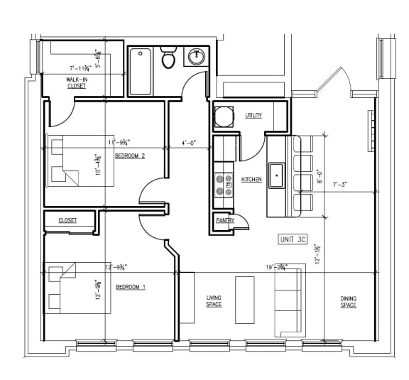 Floor Plans of Lafayette Lofts in St. Louis, MO